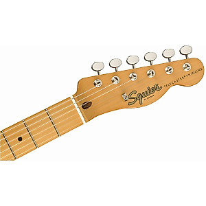 Squier Classic Vibe 60s Thinline Telecaster Electric Guitar, with 2-Year Warranty, Natural, Maple Fingerboard