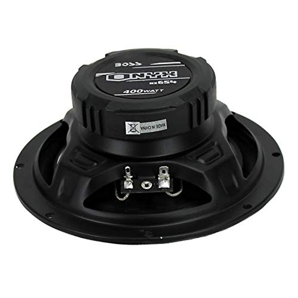 BOSS Audio Systems NX654 Onyx 6.5 Inch 400 Watt 4-Way 4 Ohm Full Range Car Audio Coaxial Stereo Speakers with Mylar Dome Tweeters, 2 Pairs