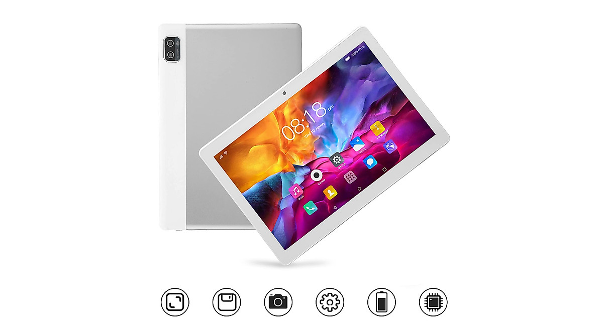 5G Tablet - High Performance 10.1" Silver Display