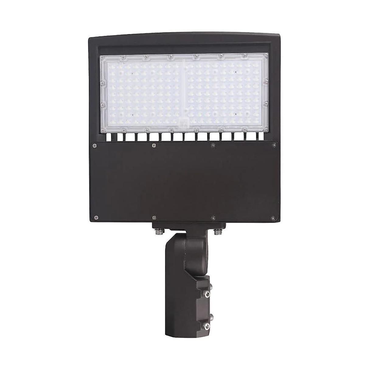 LEDMyplace 150W LED Parking Lot Lights, Shoebox Light Adjustable Arm Mount, 5700K Cool White, 120V-277V, 20250 Lumens, IP65 Waterproof, Commercial Area Street Lighting, Garage, Stadium, Warehouse