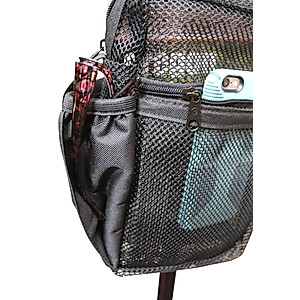 Cane Buddy - Secure Pouch for Cane, Walker, Crutches and Wheel Chairs (Red)