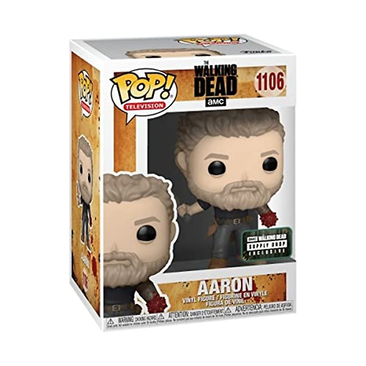 Funko Pop Television The Walking Dead Aaron #1106 AMC Supply Drop Exclusive