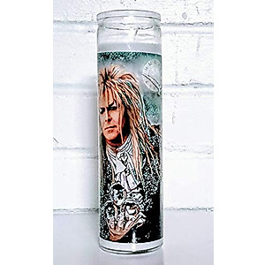 Saint Jareth the Goblin King,Prayer Candle, 8" glass jar votive