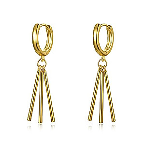 Anime Earrings Sterling Silver Anime Cosplay Roronoa Jewelry for Women (gold)