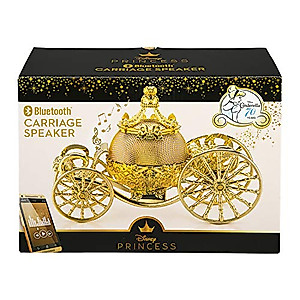 Cinderella Carriage Bluetooth Speaker, Stylish Speakers Bluetooth Wireless for Audio Streaming, Ideal Portable Speaker, Perfect Cinderella Accessories for Girls