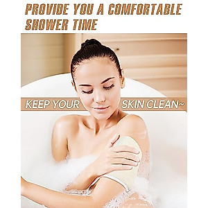 Exfoliating Washcloth for Body and face, 7 Pack Facial Exfoliate Two Sides Body Scrub for Bath, Remove Dead Skin Wipe Wash Cloth Towel for Women and Man