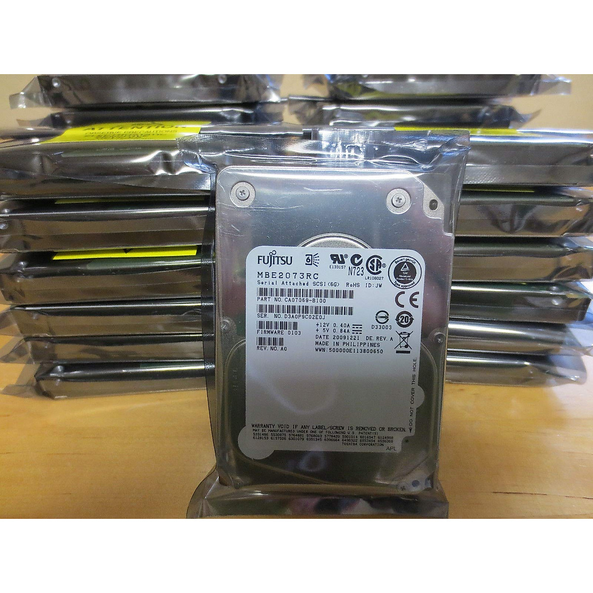 Fujitsu MBE2073RC 73.5GB SAS 2.5" Enterprise Hard Drive
