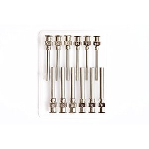 12 Pack - Dispensing Needle 1" - All Metal, Stainless Steel Blunt Tip Luer Lock 8, 10, 12, 14 Gauge (All Sizes)