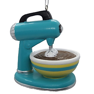 OnHoliday Aqua Stand Mixer Baking Christmas Tree Ornament
