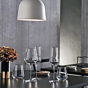 Bormioli Rocco Inalto Stemless Wine Glass, 15-3/4-Ounce, Set of 6