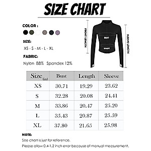 Gnveub Women’s Sports Running Jacket Slim Fit Stretchy Full Zip Athletic Workout Lightweight Jacket with Thumb Holes(Black,XL)