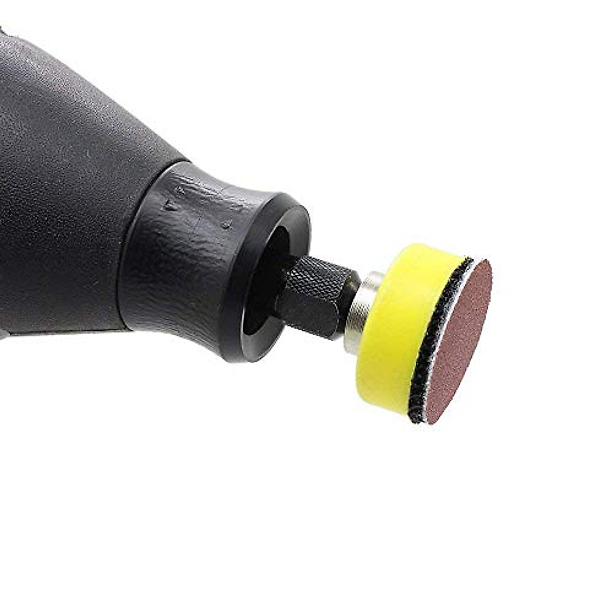 AUTOTOOLHOME 110pcs 1 inch Sanding Discs with 2ps 1/8 Shank Polishing Pads Hook and Loop Sandpaper Abrasive Tool Attachment 40-600Grit