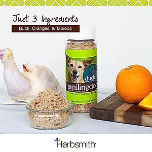 Herbsmith Kibble Seasoning – DIY Raw Coated Kibble Mixer - Dog Food Topper for Picky Eaters [Bundle of Beef & Duck]