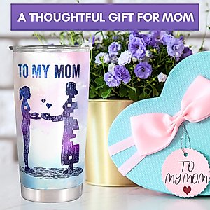 Pawzity Gifts For Mom from Daughter - Mom Gifts - Mothers Day Gifts for Mom, Mother's Day Gifts, Gifts for Mothers Day - Mom Birthday Gifts from Daughter, Mom Birthday Gifts - 20 Oz Tumbler