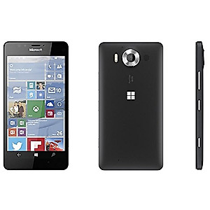 Microsoft Lumia 950 XL RM-1085 32GB Black, Single Sim, 5.7", 20MP, 3GB Ram, Unlocked International Model, No Warranty