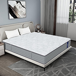 ZFHCBJ 12 Inch Full Size Mattress，Memory Foam Mattress，Hybrid Mattress in a Box，Full Mattress Medium Firm for Good Night Sleep，Pressure Relief，CertiPUR-US Certified (Full)