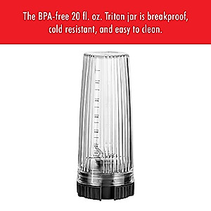 ZWILLING Enfinigy Personal Blender, Piranha Teeth Cross Blade for Ultimate Blending, Smoothies, Shakes and More, 20 fl oz Breakproof Travel Cup with Lid, BPA Free, Black