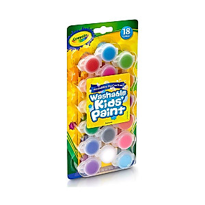 Crayola Washable Kid's Paint Assorted Colors 18 Each (Pack of 6)