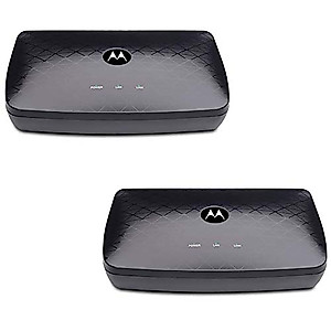 Motorola MoCA 2.5 Adapter – 2 Pack | True 2.5 Gbps Throughput | Ethernet Port for Ethernet Over Coax | Ideal Backbone for Reliable High Speed Home Internet