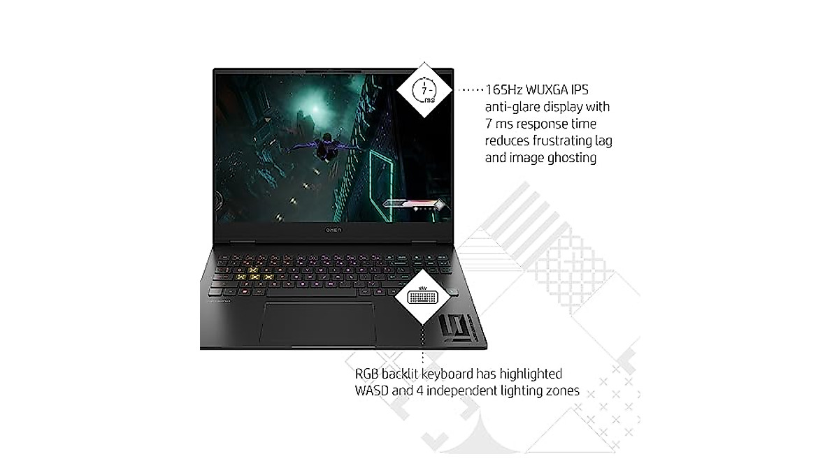 HP OMEN 16" Gaming Laptop | i7, RTX 4060, FHD Display