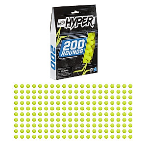 Nerf Hyper 200-Round Refill includes 200 Hyper Rounds, for Use Hyper Blasters, Stock Up Hyper Games