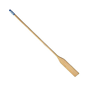 Seachoice 6 Ft. Wood Oar, New Zealand Pine Construction, 21-1/4 in. X 4-5/16 in. Blade, Comfort Grip, Clear Finish