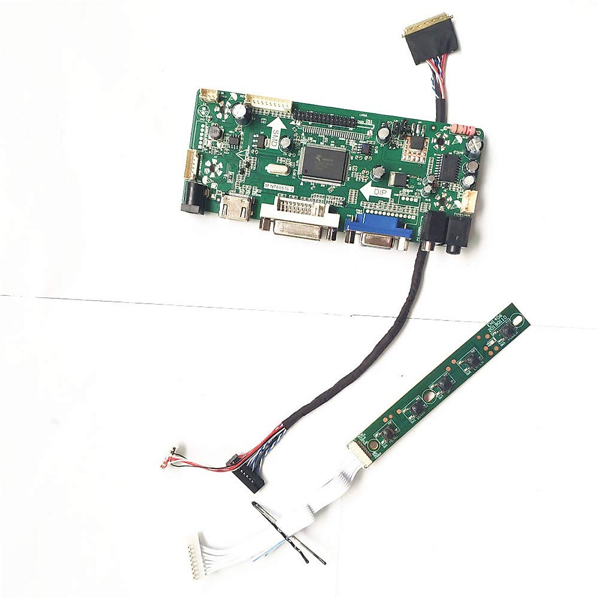 U/R for LTN156HT01-201/101 Laptop Screen 15.6" 1920 * 1080 40 pin LVDS WLED 60Hz (HDMI+DVI+VGA) M.NT68676 Controller Driver Board kit (LTN156HT01-201)