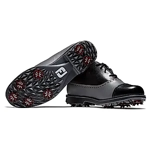 FootJoy Women's Premiere Series Golf Shoe, Charcoal/Black, 7