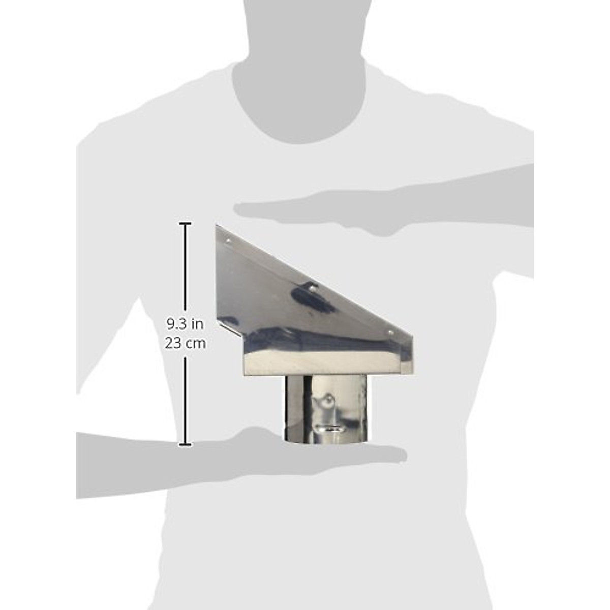 M&G DuraVent 3PVL-HSCR 3" Pellet Vent Horizontal Cap