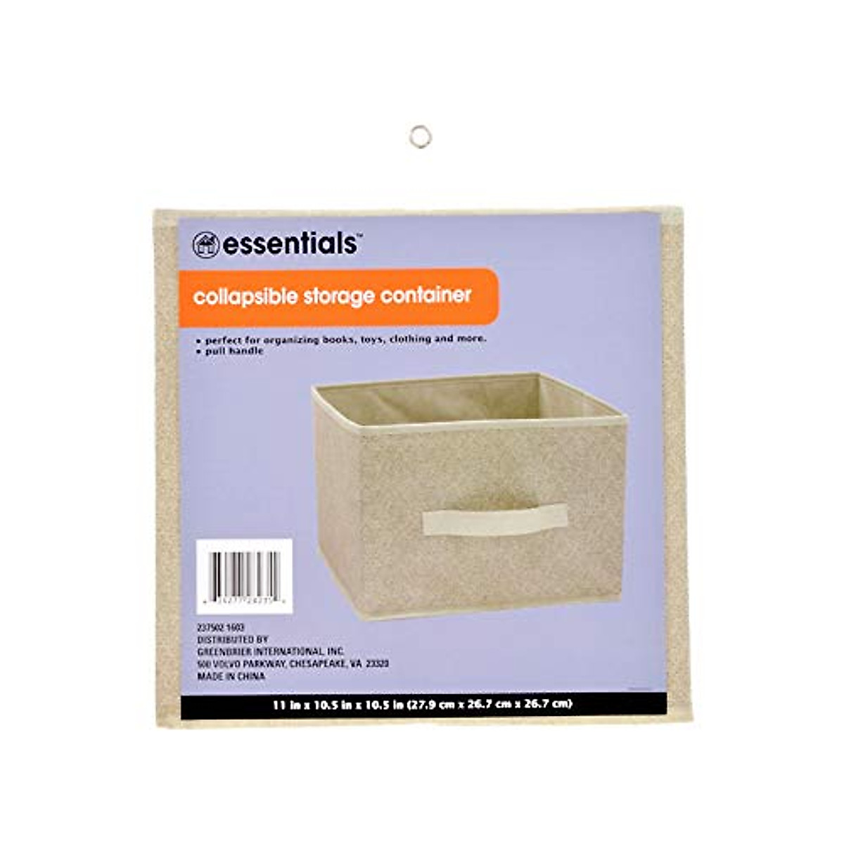 Essential Collapsible Storage Containers ( 11"x10.5"x10.5" ) - Beige