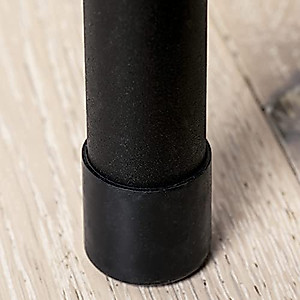 Bee Home Industrial Style Iron Wall Mounted Basket Organizer Storage Shelf, 4 Baskets, with Chalkboard Labels