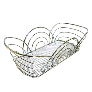 Spectrum Diversified Flower Bread Basket, Chrome