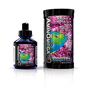 Brightwell Aquatics AminOmega - Amino & Omega - 3/6 HUFA Supplement for All Marine Fish & Reef Aquariums