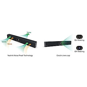 Yealink UVC40-BYOD Multi-Function Byod Room System, USB-C Supported via BYOD-Box, Compatible with PC Laptop, Microsoft Teams Certified Zoom Certified Video Conference Camera