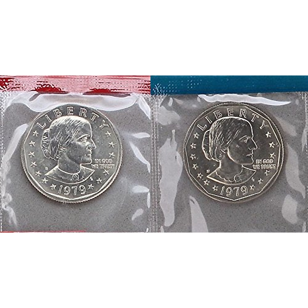 1979 Various Mint Marks P & D Susan B. Anthony SBA Gem UNC BU Dollars Original Mint Cello Collection Uncirculated