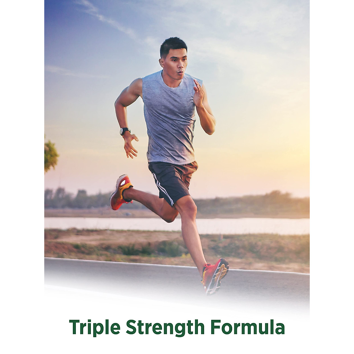 Glucosamine Chondroitin MSM Complex | 60 Caplets | Triple Strength Supplement with Turmeric | Non-GMO and Gluten Free Supplement | by Nature's Truth