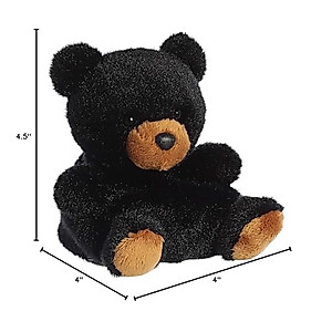 Aurora® Adorable Palm Pals™ Sleepy Bear™ Stuffed Animal - Pocket-Sized Play - Collectable Fun - Black 5 Inches