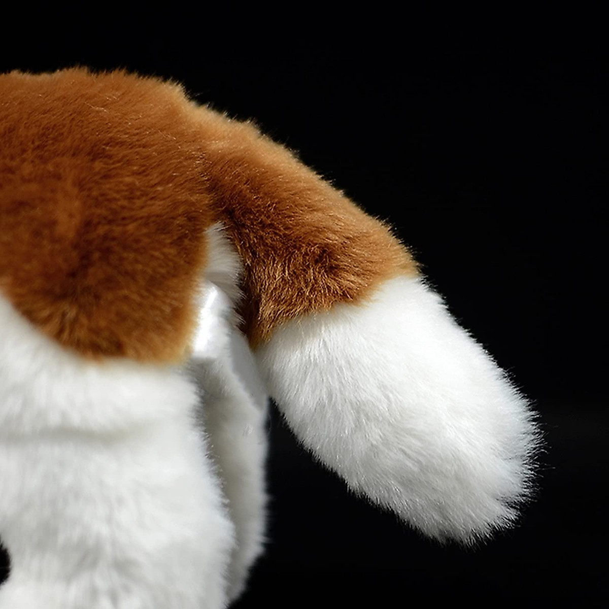 ZHONGXIN MADE Simulation Saint Bernard Dog Plush Toy - Realistic 12" Standing Soft Saint Bernard Pet Dog Stuffed Animal Puppy Model Toy, Unique Plush Gift Collection for Kids Birthday, Home Decor