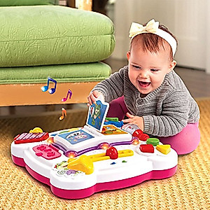 LeapFrog Learn and Groove Musical Table Activity Center, Pink