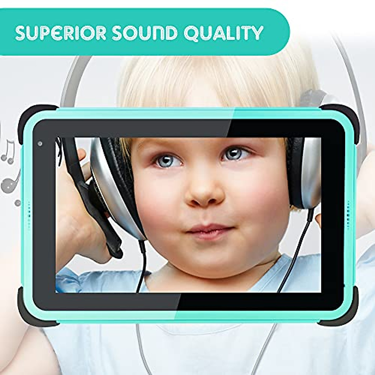 CWOWDEFU Kids Tablet Android 11 Tablet for Kids Children's Tablet COPPA Certified, 32GB ROM 2GB RAM Touch Screen Child Toddler Tablets (Green)