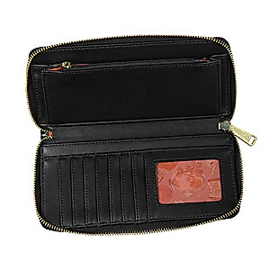 Loungefly Disney Beauty And The Beast Flowers And Friends Zip Around Wallet