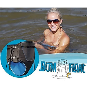 BumFloat - Floating Pants - Hands Free Recreational Floatation Device - Wearable Adult Water Float for Lakes & Pools - Floaty Bottom with Adjustable Straps - Large - Fits Waist Sizes 38" & Up