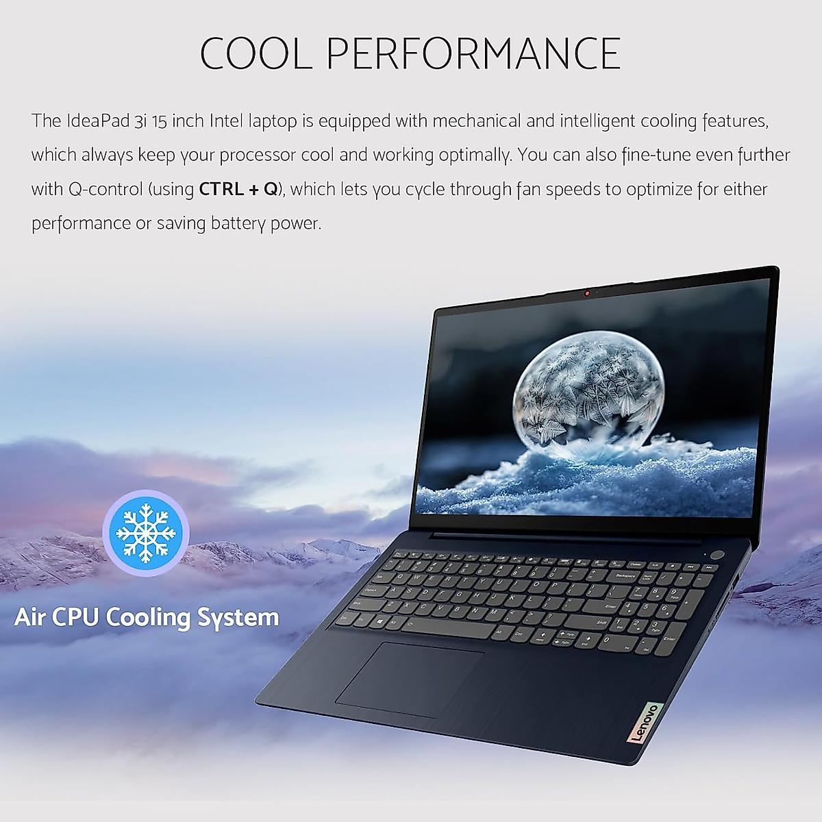 Lenovo IdeaPad 3 15.6 Inch FHD Touchscreen Business Laptop, Intel Core i5, 16GB RAM, 1TB SSD, Windows 11 Pro, HDMI, SD Card Reader, Abyss Blue, PCM