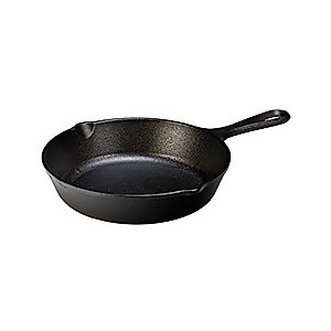 Lodge L5SK3 Pre-Seasoned Cast-Iron 8-Inch Skillet