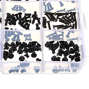 NLXTXQC 450Pcs M2/M2.5/M3 Cross Screws Laptop Screws Box Set Compatible with HP Compatible with Lenovo Compatible with Samsung Compatible with IBM