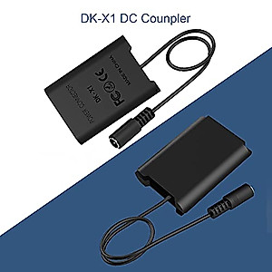 F1TP NP-BX1 Dummy Battery DK-X1 DC Coupler USB Cable kit for Sony Cybershot ZV-1, DSC-RX1, RX1R, RX100 II III IV V VI VII, M2 M3 M4 M5 M6/B M7, HX50 HX90 HX300 WX300 WX350 WX500 Cameras.
