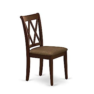 East West Furniture NDCL3-MAH-C Dining Table Set, Mahogany