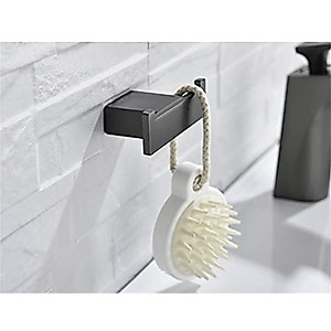 EYHLKM Gray Towel Hook Coat Hat Door Hook Hanger Wall Hook Retro Home Deco Robe Hooks Stainless Steel Bathroom Accessories