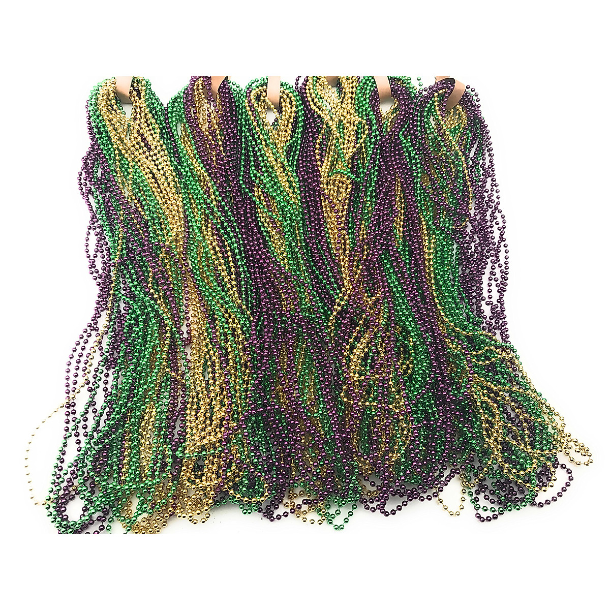 Mardi Gras Beads (144 Pieces) by Oojami