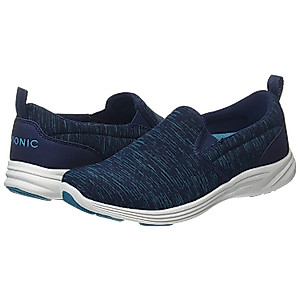 Vionic Women's Agile Kea Slip On (Navy/Turquoise, 6.5)